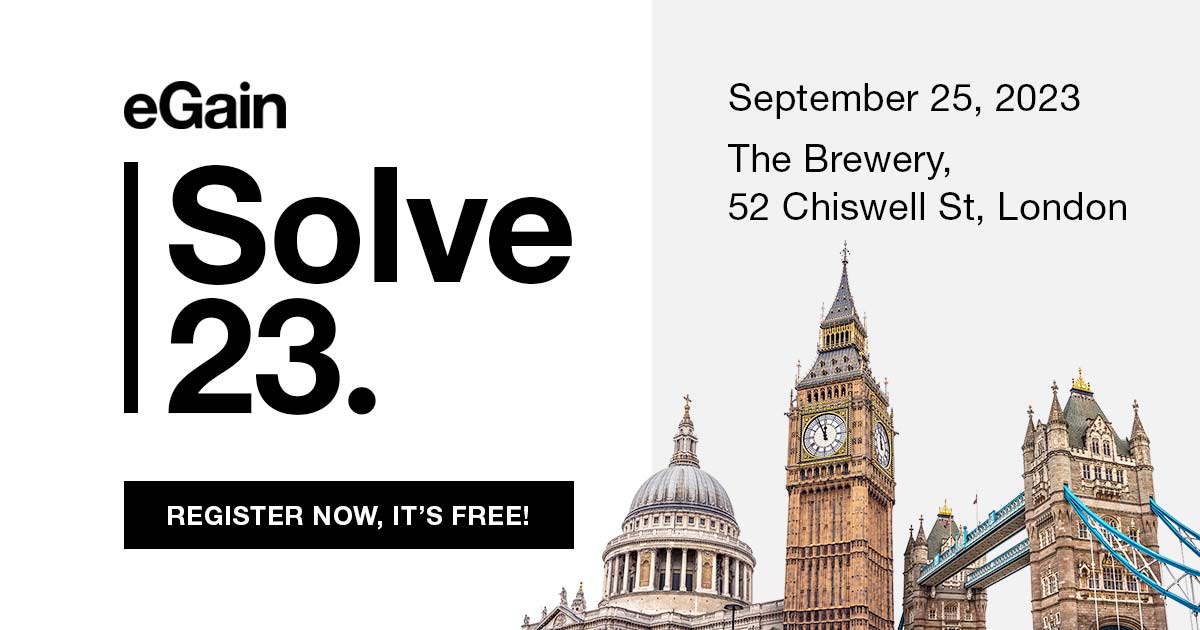 eGain Solve 23 | London
