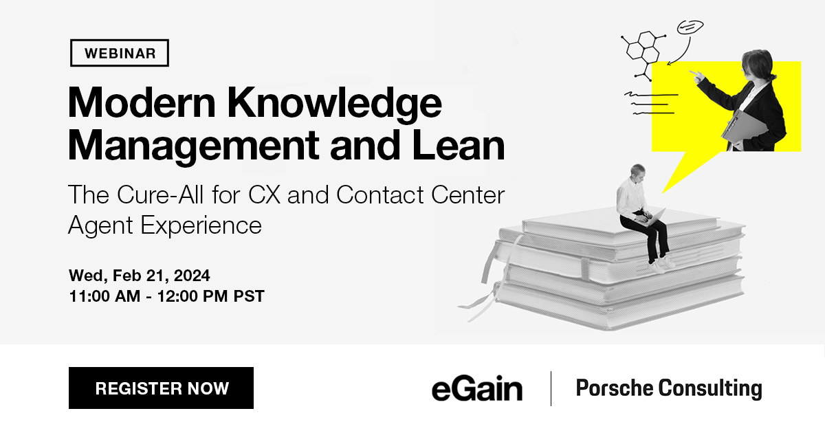 Modern Knowledge Management and Lean | eGain