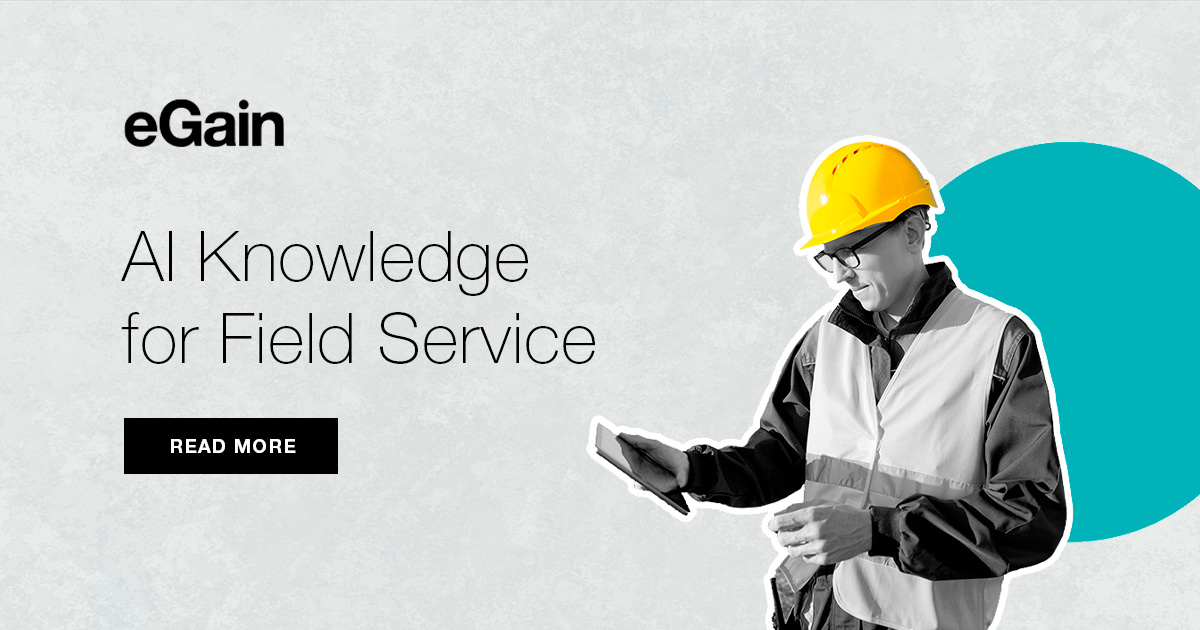 AI Knowledge for Field Service - eGain